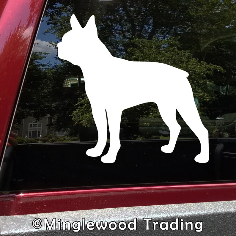 Boston Terrier V3 Vinyl Sticker American Gentleman Dog Puppy | Etsy