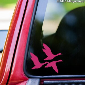 Flying Geese Vinyl Decal Sticker - Waterfowl Birds Canada Goose - Etsy