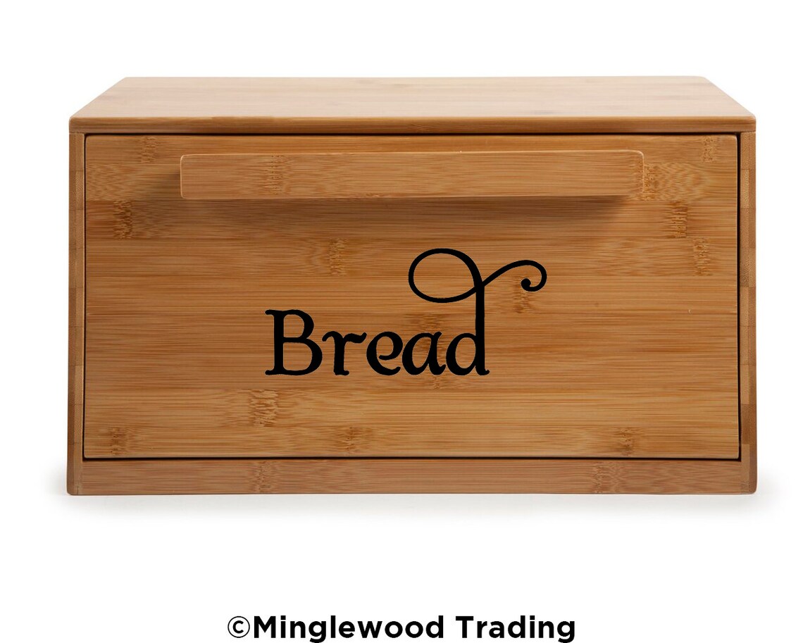 Bread Vinyl Sticker Kitchen Breadbox Label Bin Box Pantry - Etsy