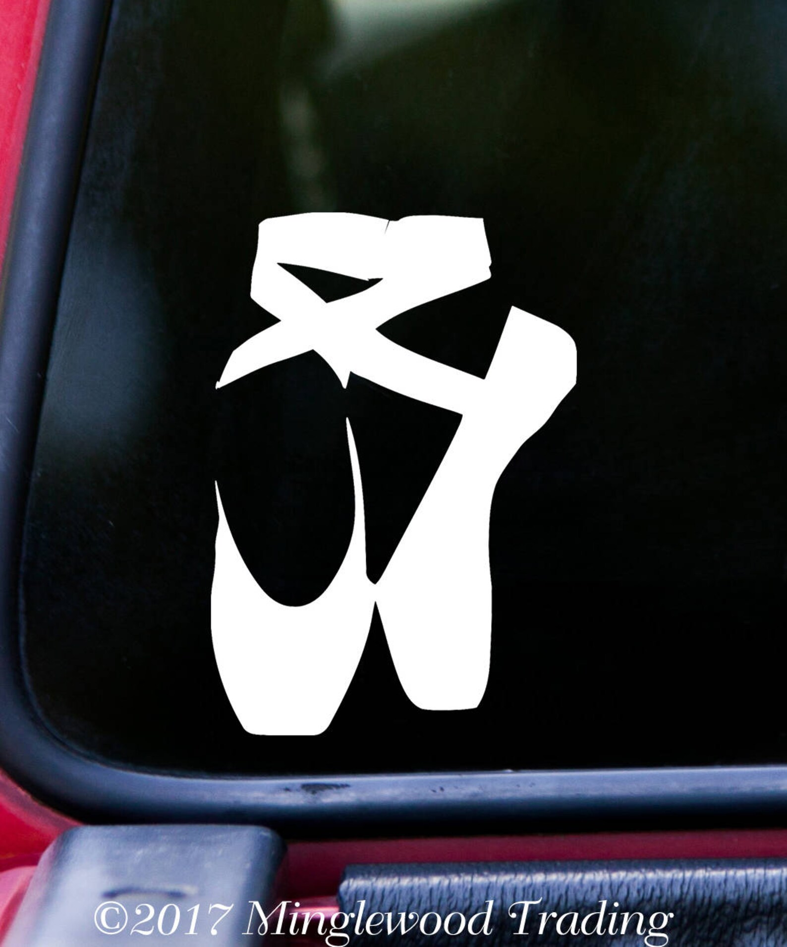BALLET SHOES Vinyl Decal Sticker Ballerina Pointe Dance - Etsy