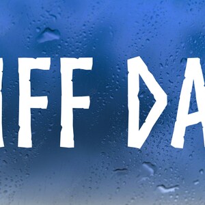 Uff Da! Vinyl Decal V2 - Scandanavian Minnesota Wisconsin Michigan Native Saying - Die Cut ...