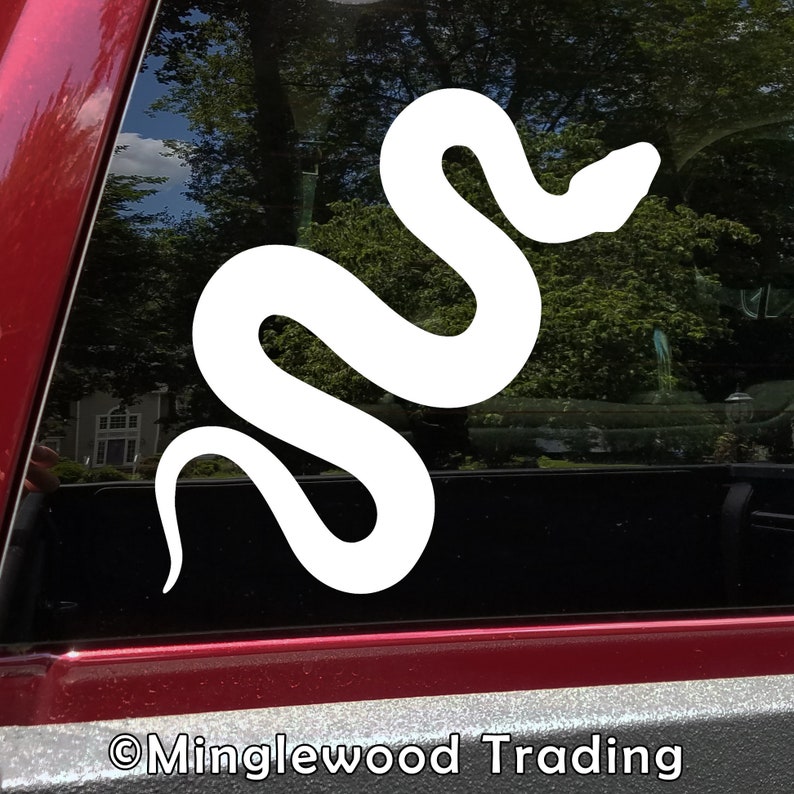 Snake Vinyl Decal Sticker Boa Python Reptile Ball Corn - Etsy