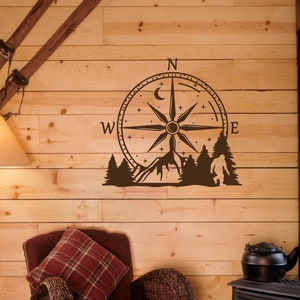 Compass Bigfoot Mountain Forest Scene V3 - Sasquatch Camping RV ...