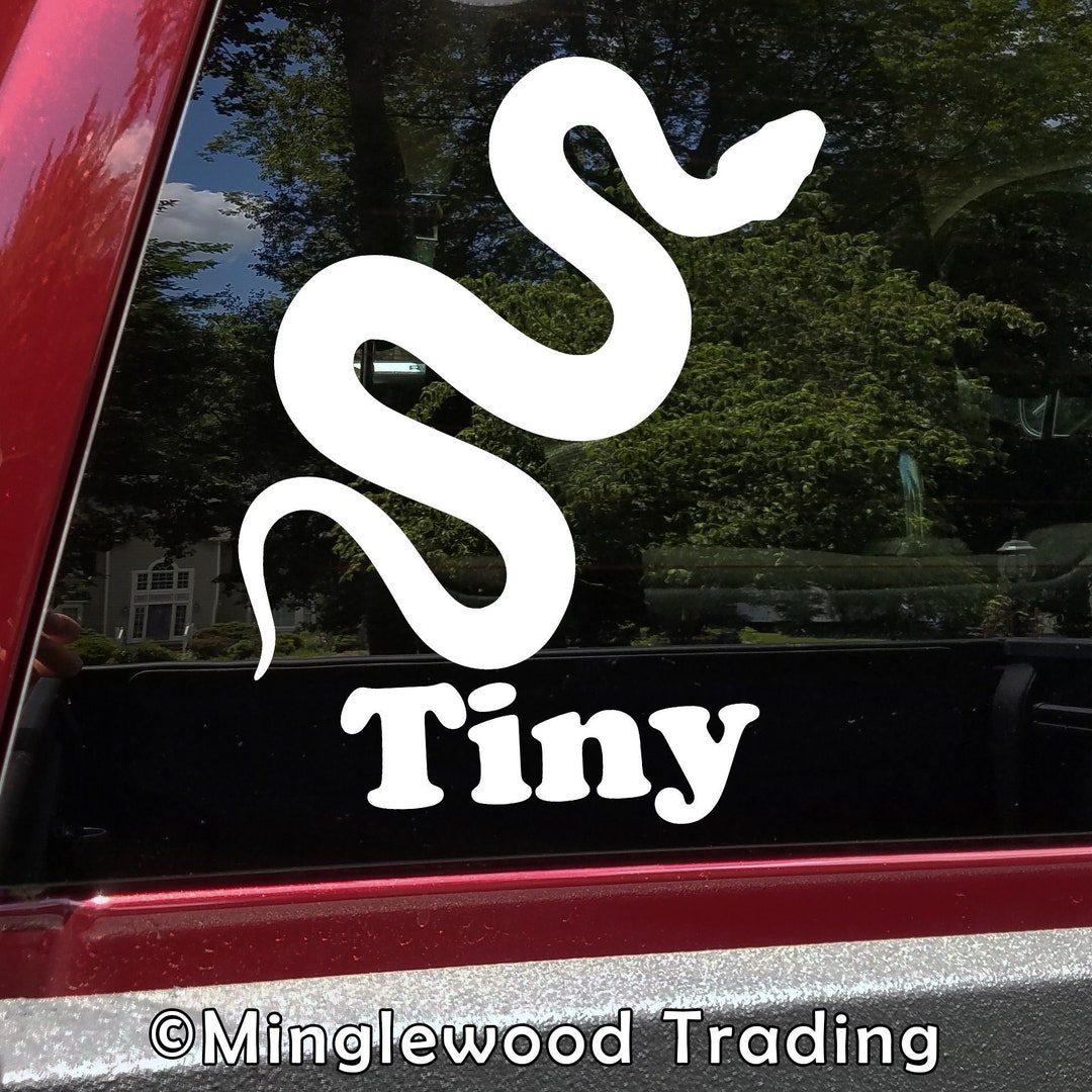 Snake With Personalized Name Vinyl Decal Sticker - Boa Ball Python ...