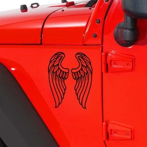 Angel Wings Vinyl Decal V6 Custom Wing Stickers Die Cut Sticker - Etsy