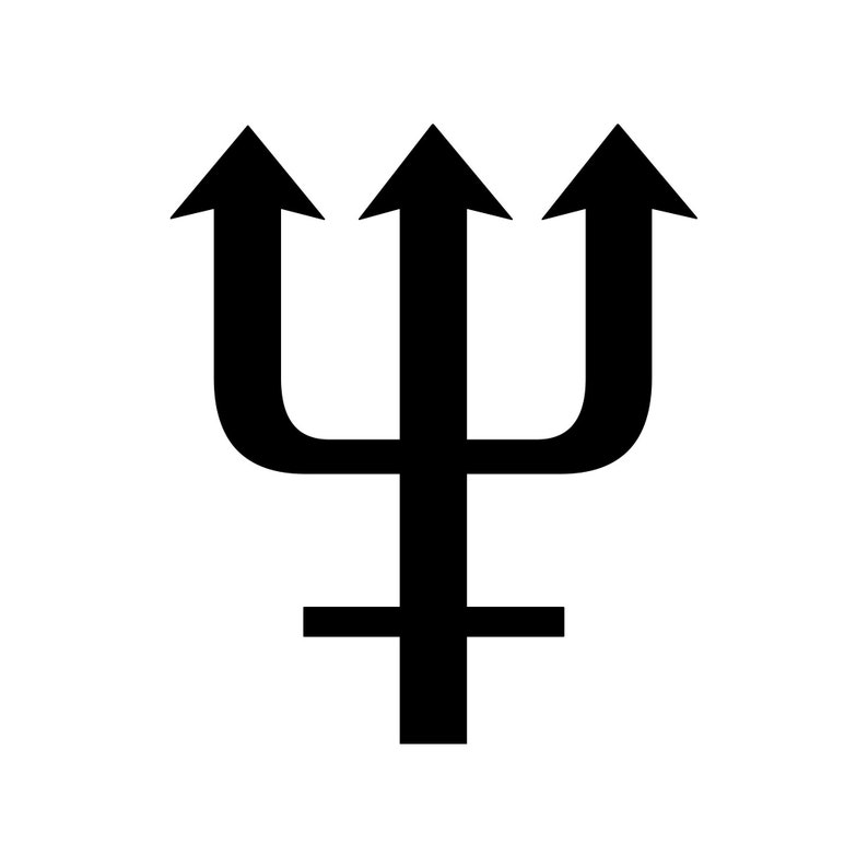 NEPTUNE Planet Astrology Sign Vinyl Decal Sticker Zodiac | Etsy