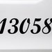 Script Mailbox Numbers - Custom Vinyl Sticker - 1" to 10" Tall - Name ...
