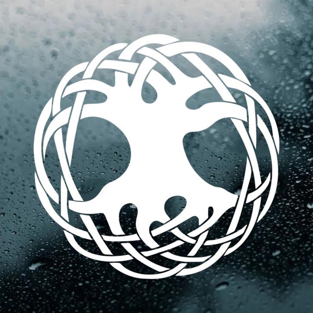 Tree of Life Vinyl Decal V2 | Viking Yggdrasil Norse Mythology Odin ...