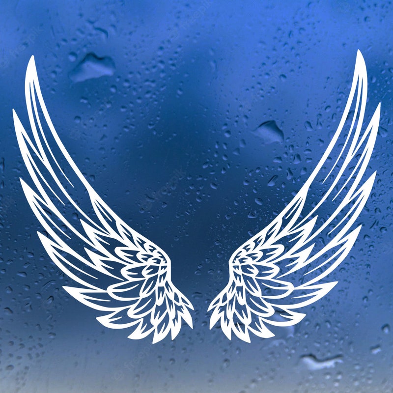Angel Wall Decal - Etsy
