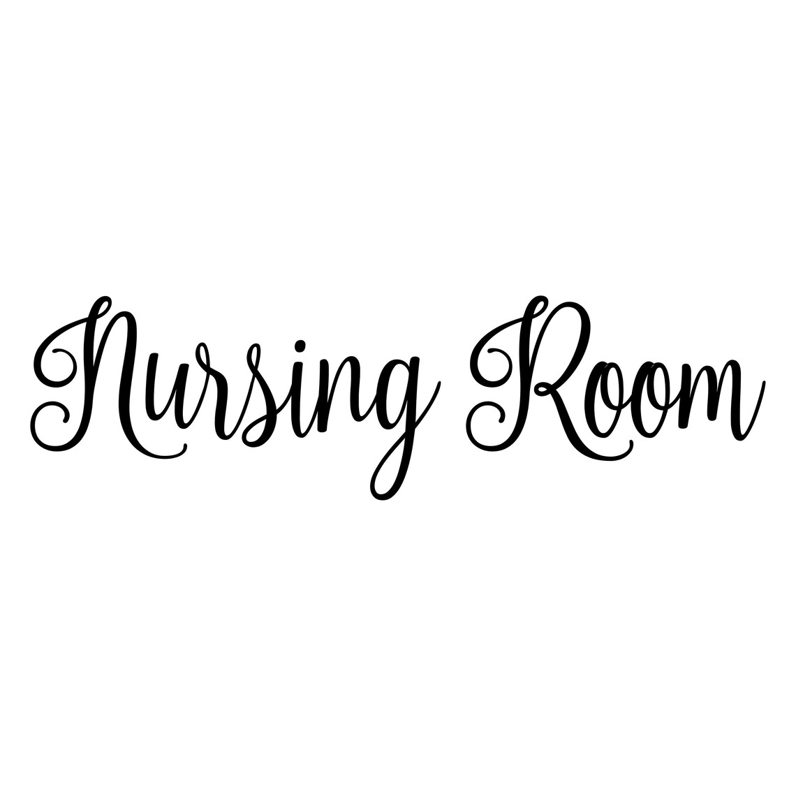 Nursing Room - Vinyl Decal Sticker - Breastfeeding Lactation - Etsy