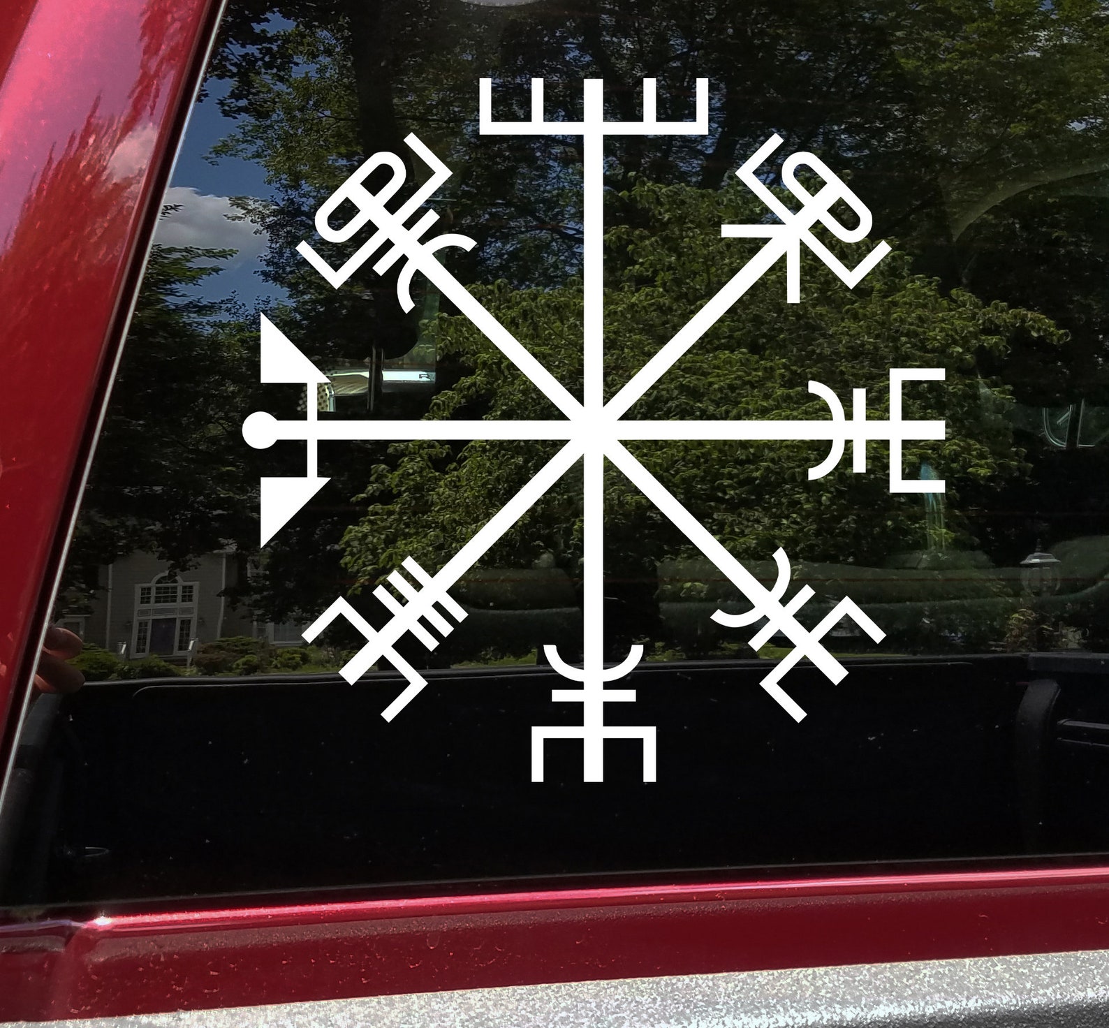Viking Runic Compass Vegvisir Vinyl Decal V6 Nordic Norse - Etsy