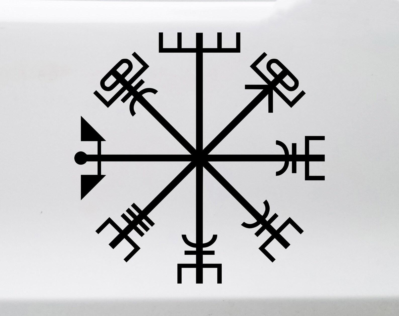 Viking Runic Compass Vegvisir Vinyl Decal V6 Nordic Norse - Etsy