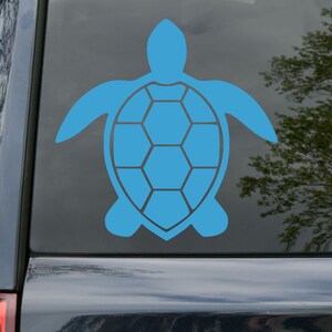 Sea Turtle V2 Vinyl Decal - Ocean Marine - Die Cut Sticker - Etsy
