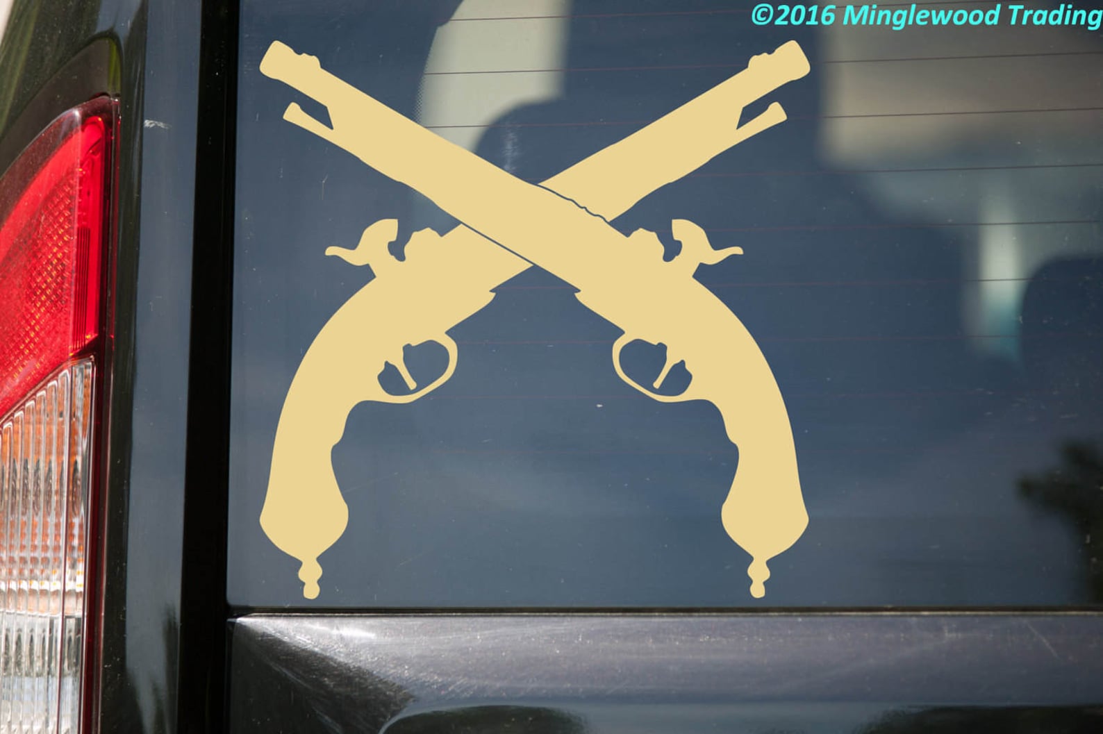 CROSSED FLINTLOCK PISTOLS Vinyl Decal Sticker Revolutionary - Etsy Ireland