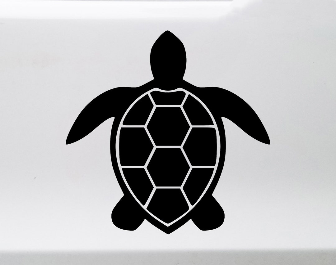 Sea Turtle V2 Vinyl Decal - Ocean Marine - Die Cut Sticker - Etsy