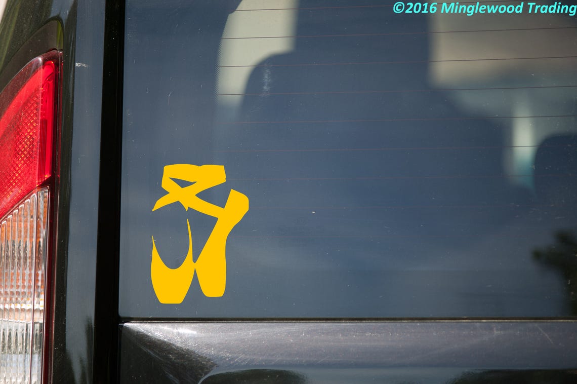BALLET SHOES Vinyl Decal Sticker Ballerina Pointe Dance - Etsy