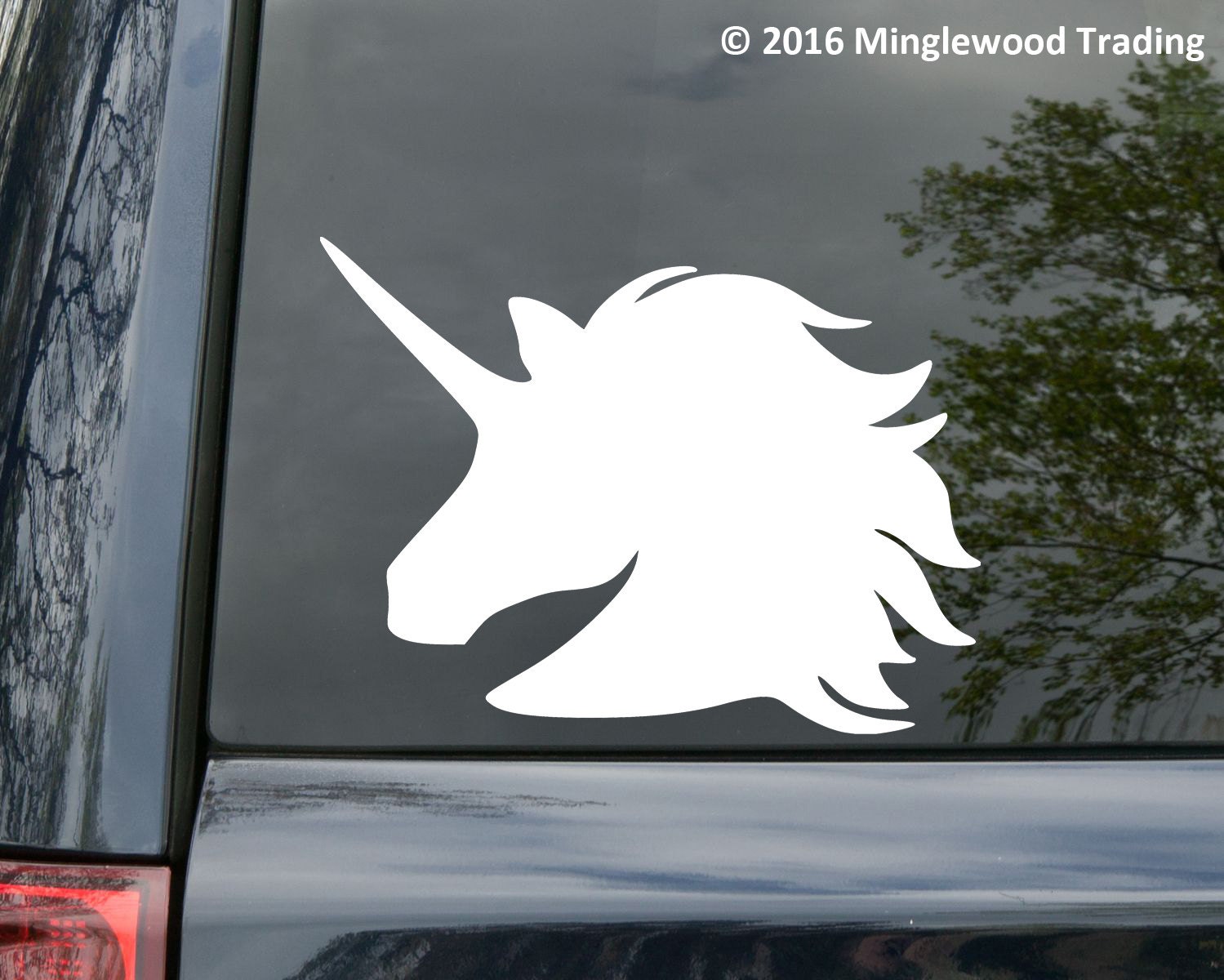 UNICORN Vinyl Decal Sticker Head Horn Horse | Etsy