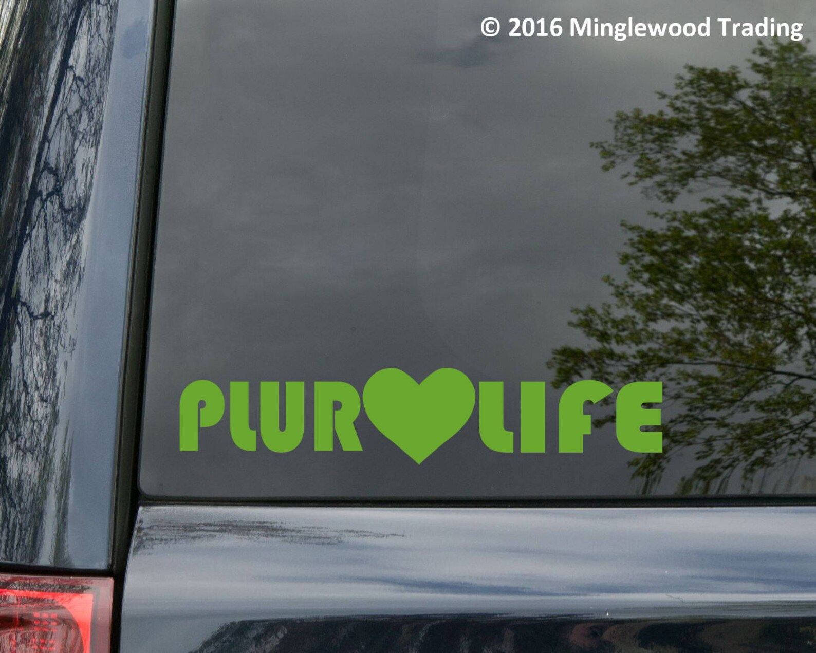 PLUR LIFE V1 Vinyl Decal Bumper Sticker Peace Love Unity - Etsy