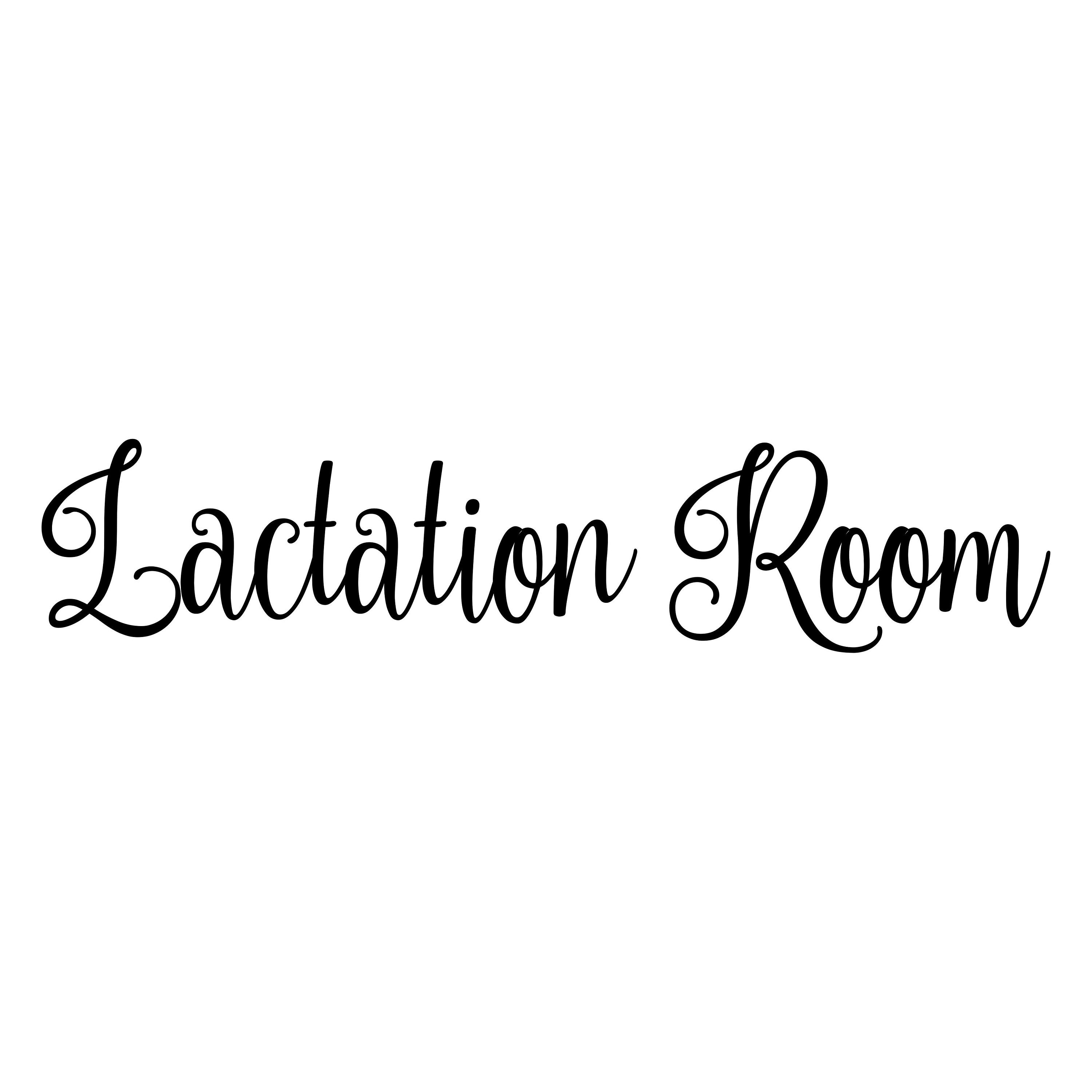 LACTATION ROOM Vinyl Decal Sticker Breastfeeding Nursing | Etsy