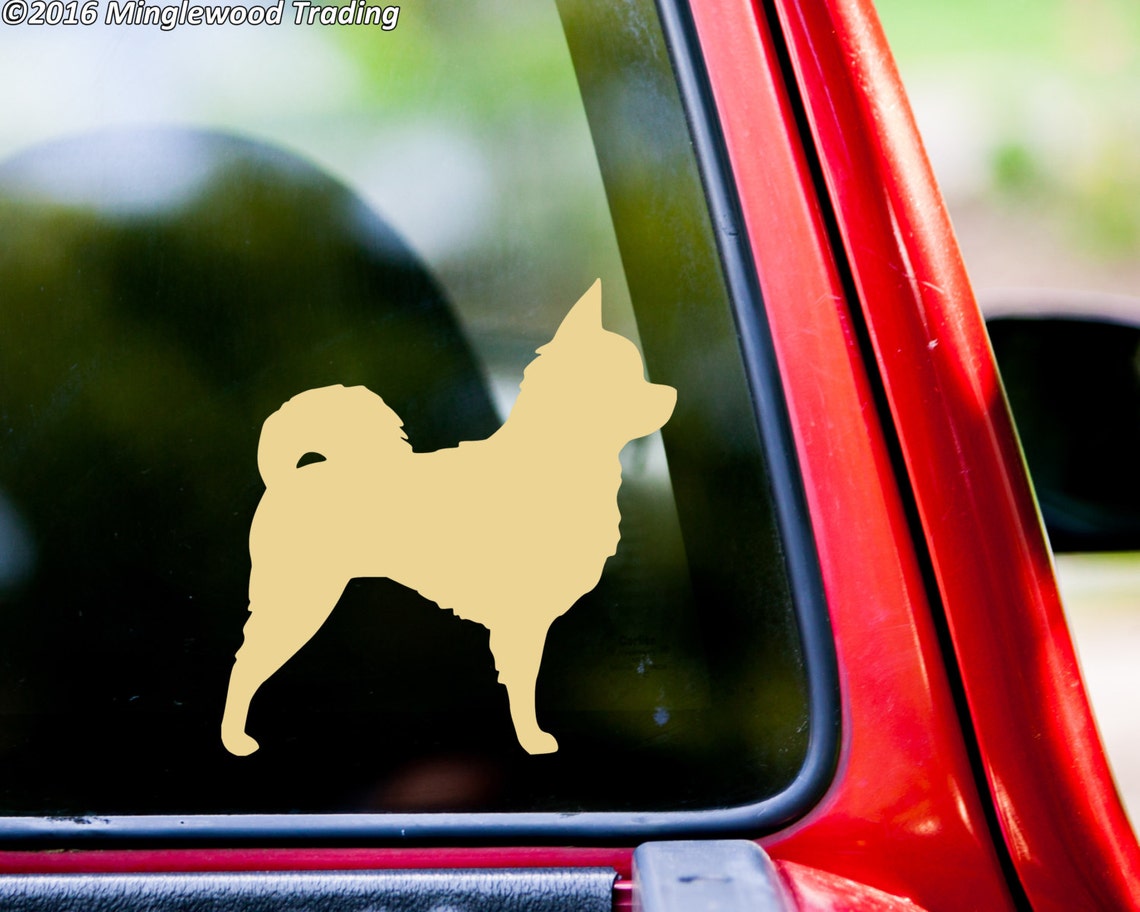 Long-haired Chihuahua Vinyl Decal Dog Puppy Applehead Teacup - Etsy