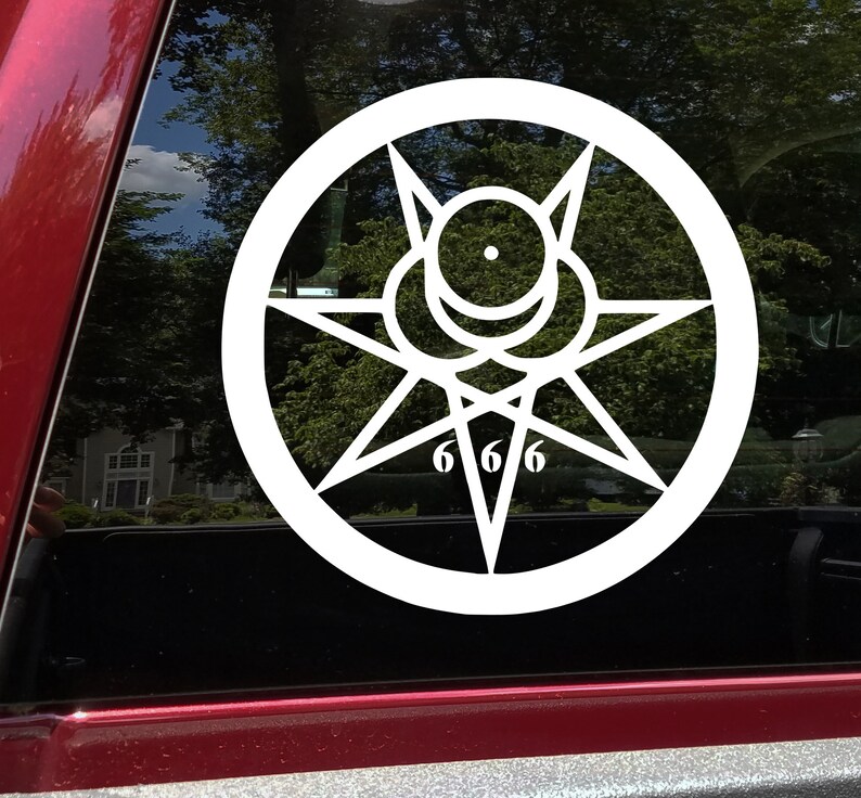 Mark of the Beast Thelema Vinyl Decal 666 Therion Esoteric - Etsy