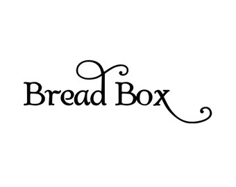 BREAD BOX V2 Vinyl Decal Sticker Kitchen Breadbox Bread - Etsy