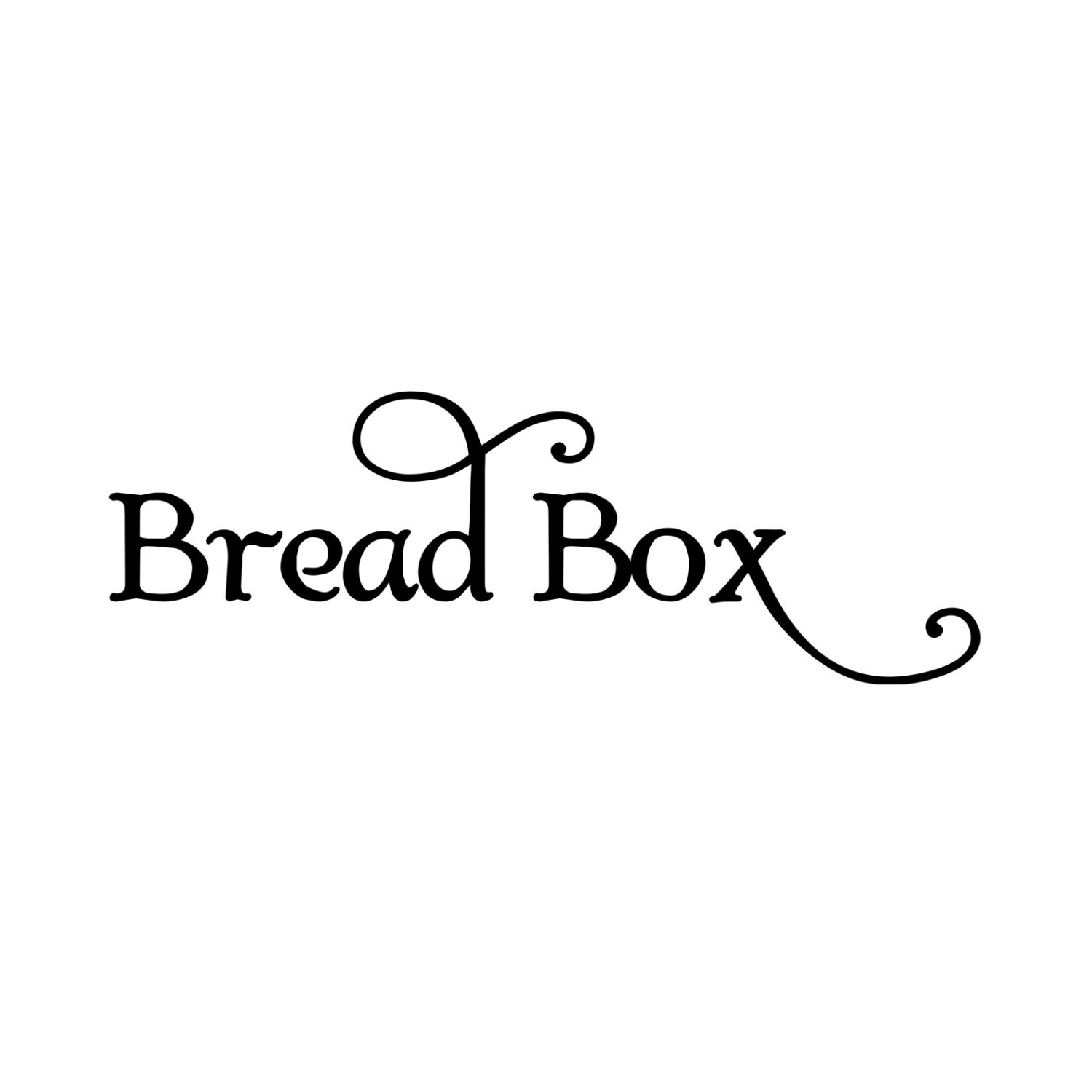 Bread Box Vinyl Decal Sticker - - Kitchen Breadbox Bread Bin Label ...