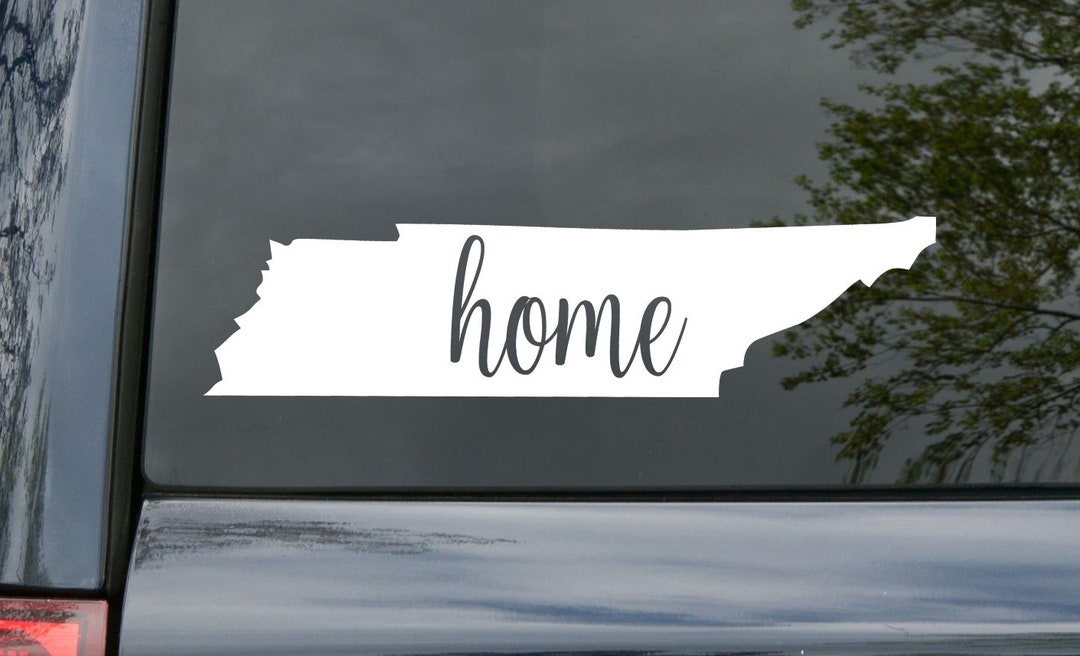 Tennessee Vinyl Decal - Home State Native Tennessean - Die Cut Sticker ...