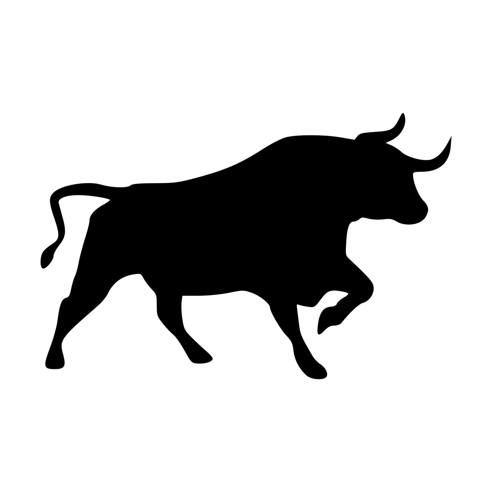 BULL Vinyl Decal Sticker Cattle Farm Animal Male Ungulate | Etsy