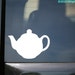 Teapot - Vinyl Decal Sticker - Tea Time Kettle Steeping Leaves - Etsy