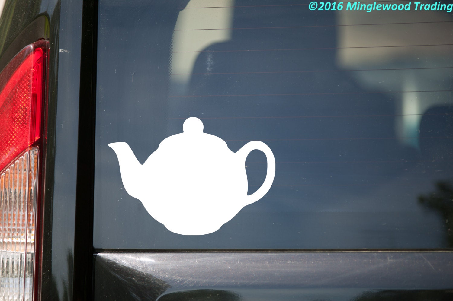 TEAPOT Vinyl Decal Sticker Tea Time Kettle Steeping Leaves | Etsy