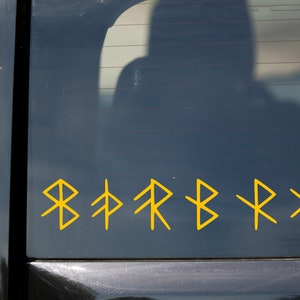 Set of 6 Viking Bind Rune Vinyl Decals - Peace Grace Energy Healing ...