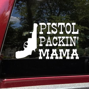 Pistol Packin' Mama - Vinyl Decal Sticker - Open Carry Conceal Gun - Etsy