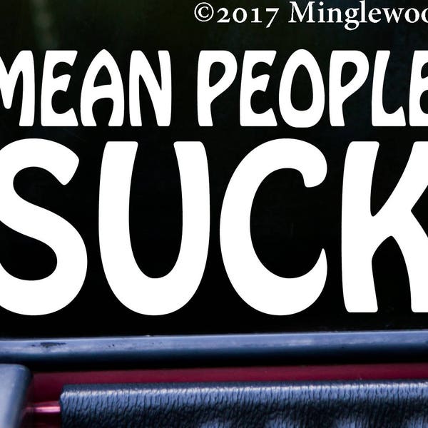 Mean People Suck - Etsy