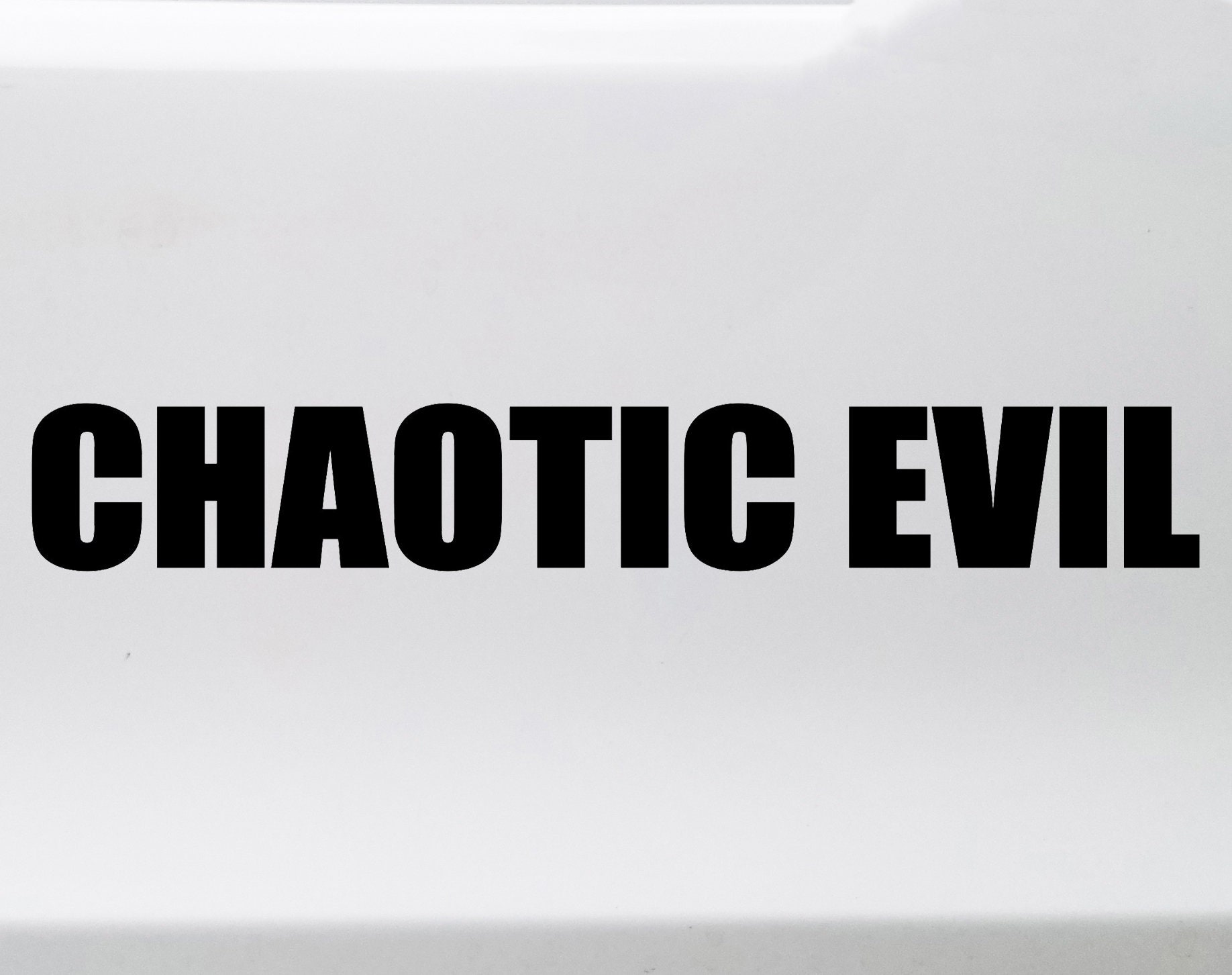 Chaotic Evil Vinyl Sticker RPG Role Playing Character - Etsy