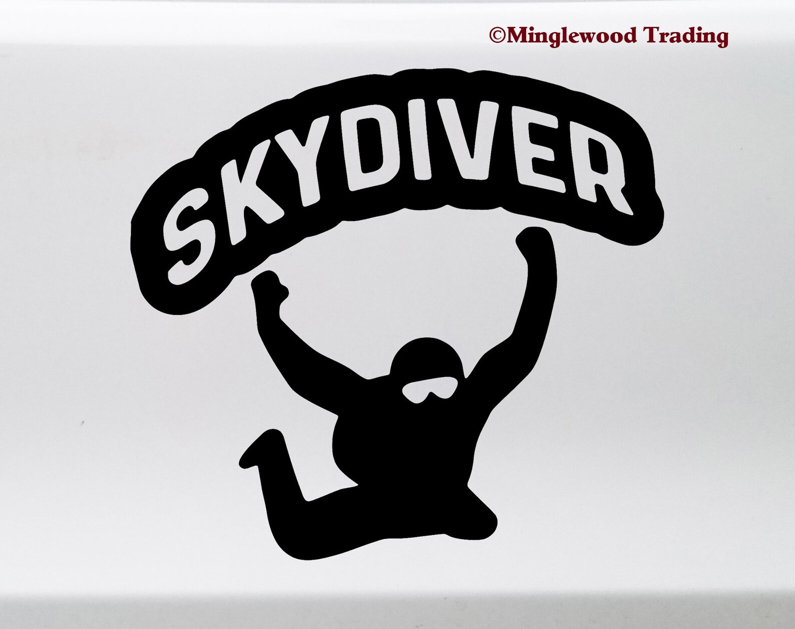 Skydiver Vinyl Sticker V2 Parachute Jump Skydiving Plane - Etsy