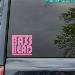 Bass Head V1 Vinyl Decal Sticker EDM Music Basshead Headbanger - Etsy