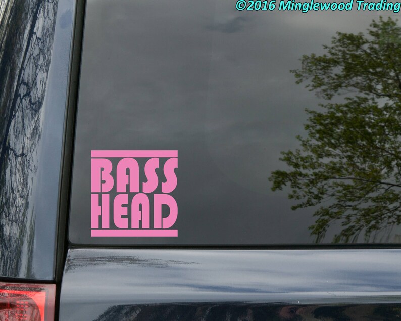 BASS HEAD V1 Vinyl Decal Sticker EDM Music Basshead | Etsy