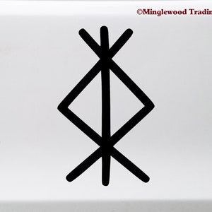 Protection Bind Rune Vinyl Sticker - Norse Viking Protective Symbol ...