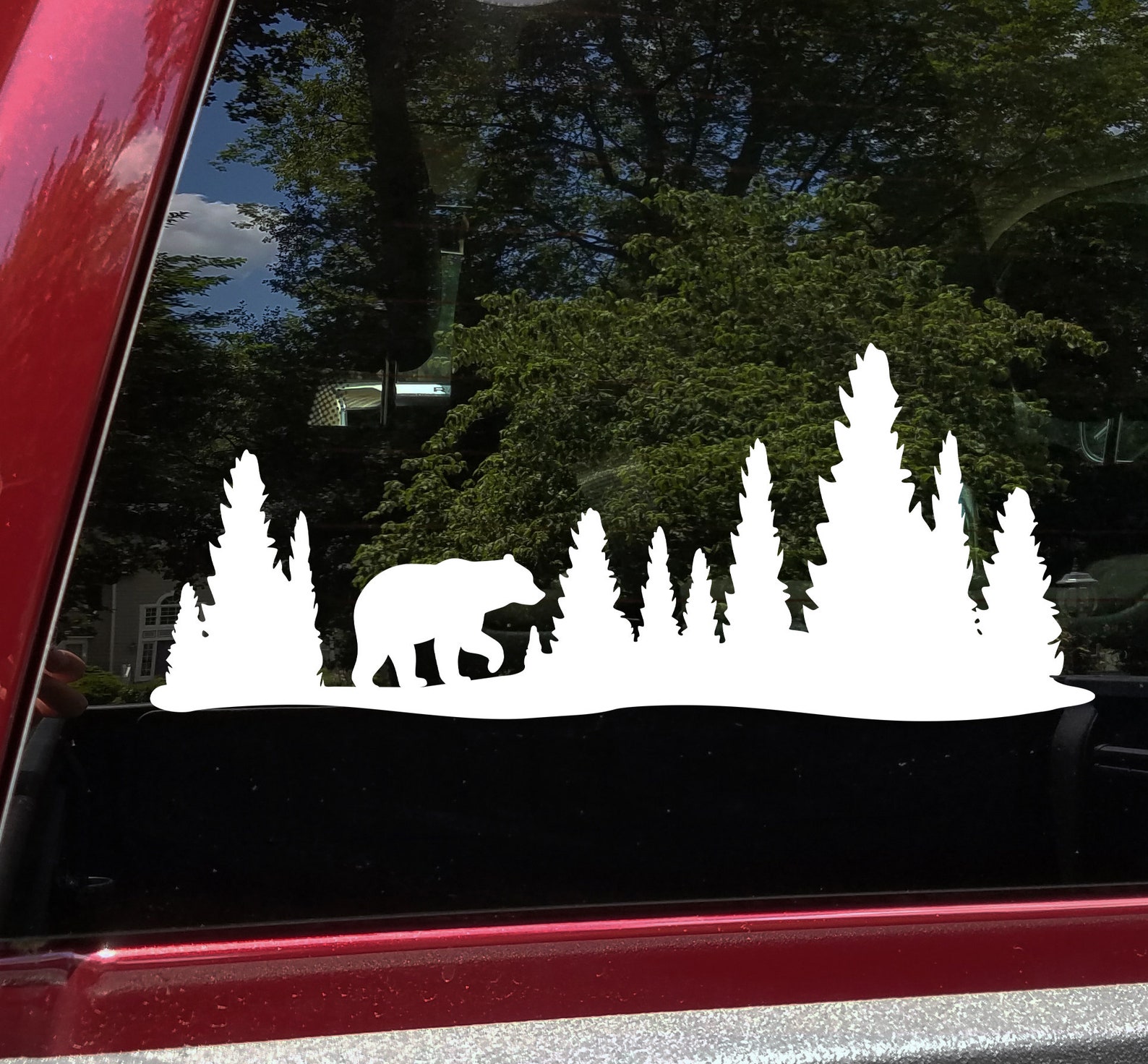 Bear in Treeline V4 Vinyl Decal RV Graphics Motorhome Pine - Etsy