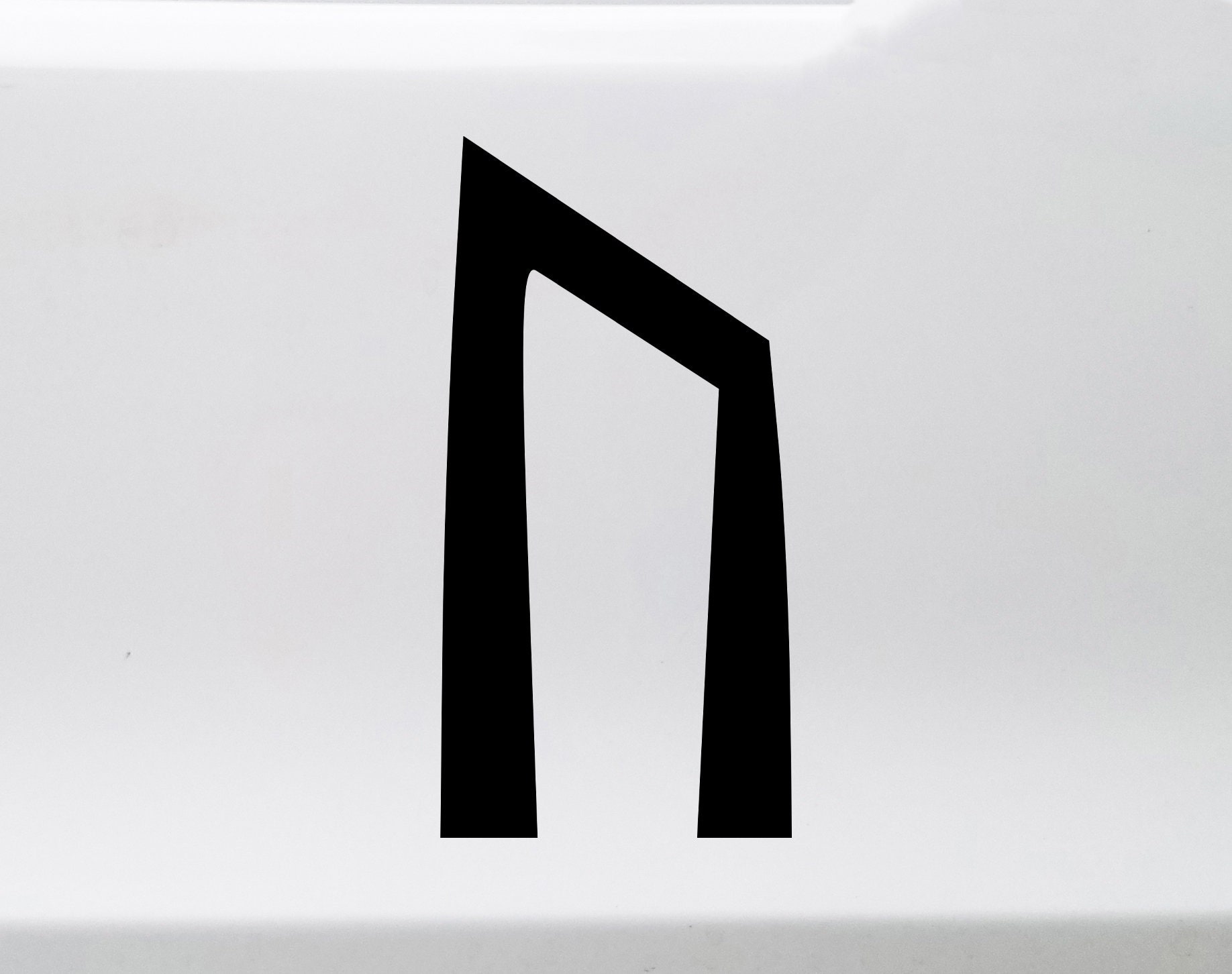 Strength Rune Uruz Vinyl Decal - Viking Futhark Symbol - Die Cut ...