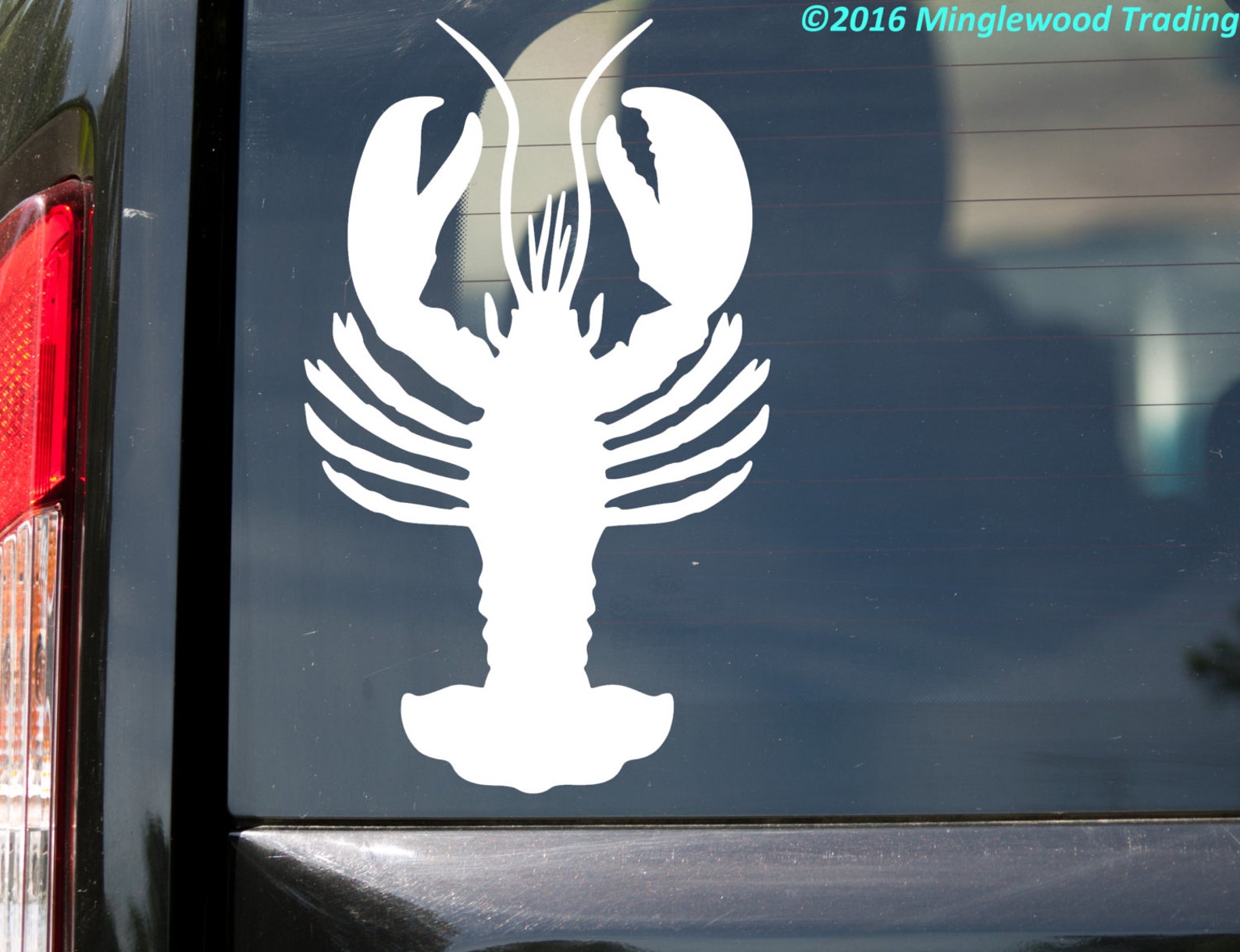 Lobster Vinyl Decal Sticker Claws Crayfish Crab Tail Rock - Etsy