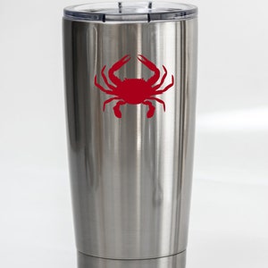 Crab Vinyl Sticker - Crustacean Claws Beach Sea Creature King -V1- Die ...