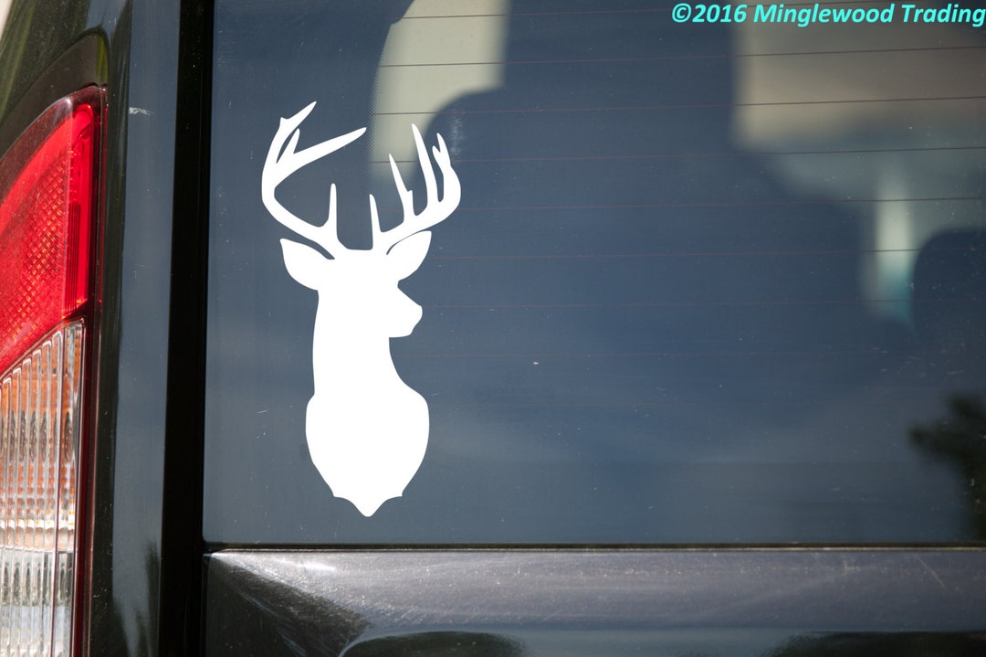 Deer Vinyl Decal Sticker - Rack Stag 9-point Mule White-tailed Elk - Etsy