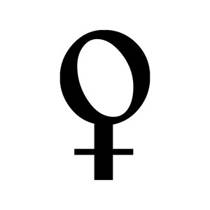 Venus Planet Astrology Sign - Vinyl Decal Sticker - Zodiac Planetary ...