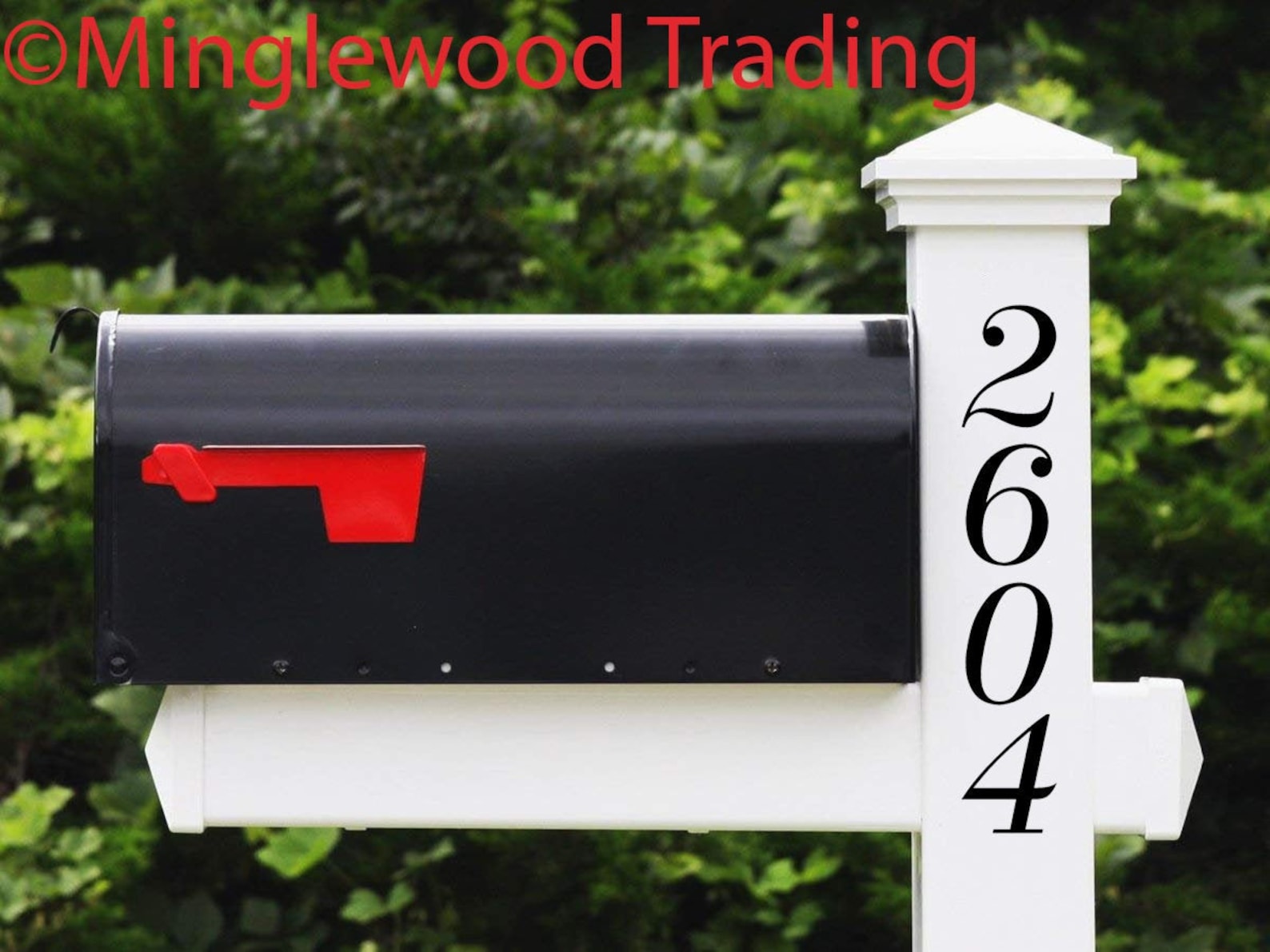Vertical Mailbox Numbers 1-10 Inches Custom House Address - Etsy