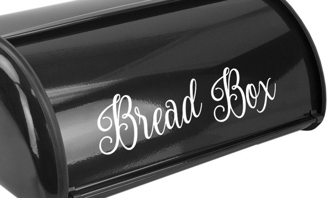 Bread Box Vinyl Sticker Kitchen Organization Label Die Cut - Etsy