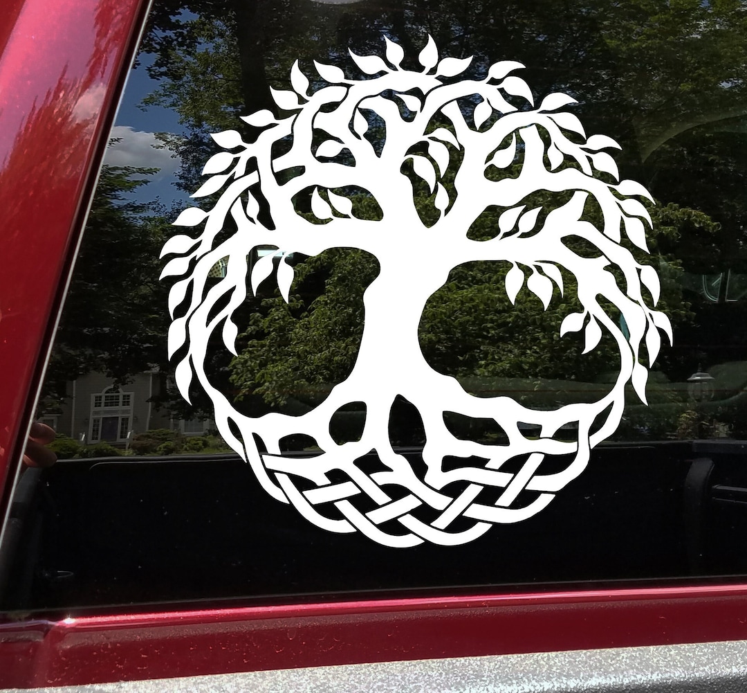 Tree of Life Yggdrasil Vinyl Decal - Norse Mythology - Die Cut Sticker ...