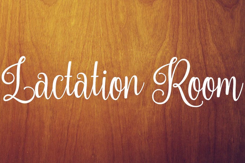 Lactation Room - Vinyl Decal Sticker - Breastfeeding Nursing - Etsy