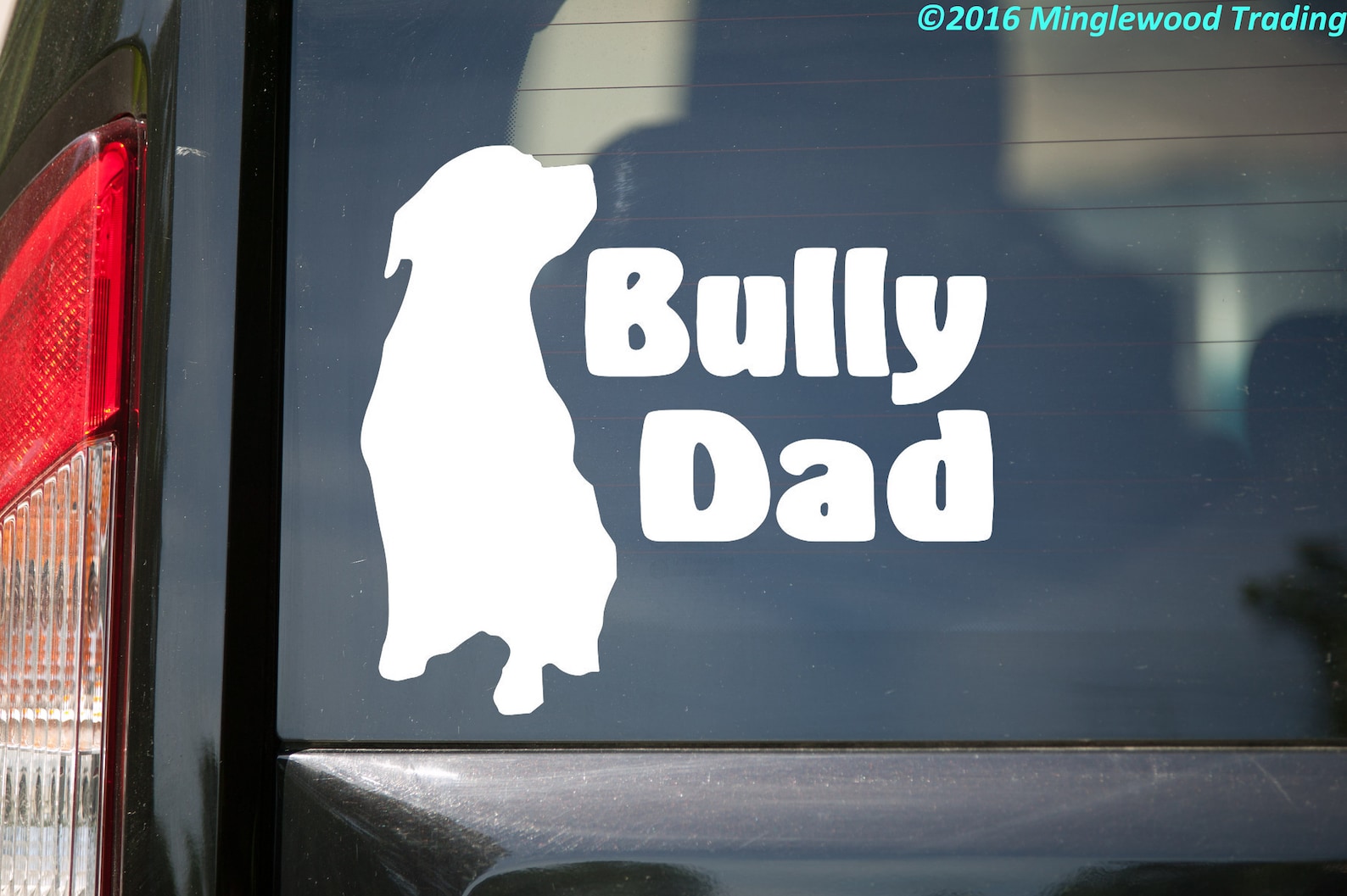 Bully Dad Vinyl Sticker American Pit Bull Staffordshire - Etsy